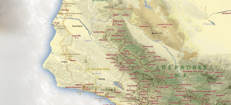 Map Information – California Hiking Map